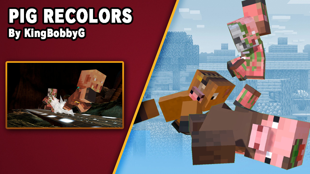 Pig Costume Recolors Mod for Super Smash Bros. Ultimate | SSBU Mods