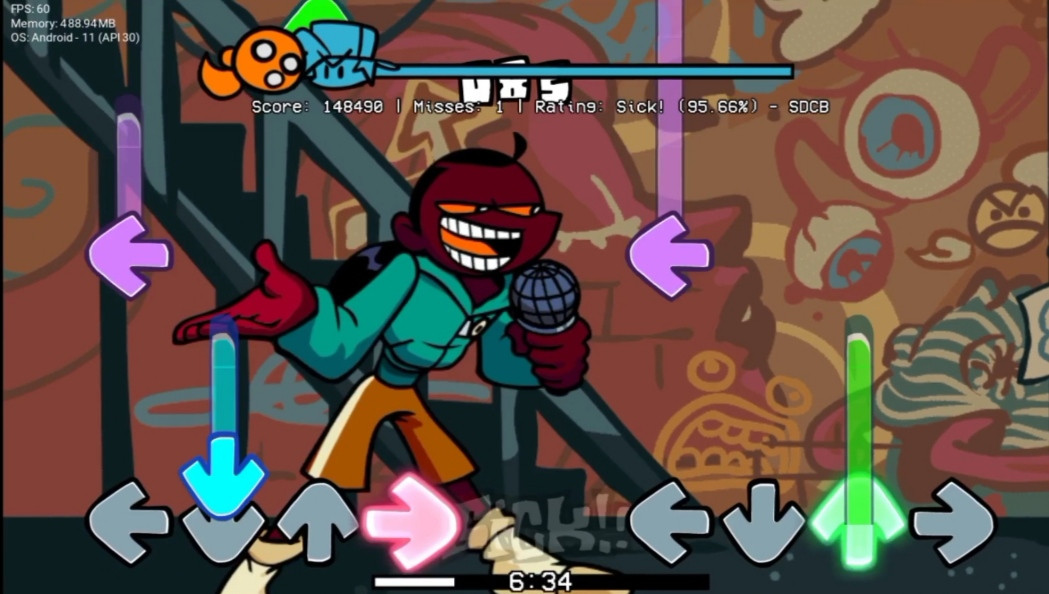 OLD-STARS BUGFIX Playable Port Mod for Friday Night Funkin' | FNF Mods