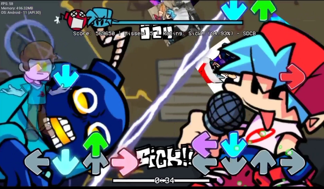 OLD-STARS BUGFIX Playable Port Mod for Friday Night Funkin' | FNF Mods