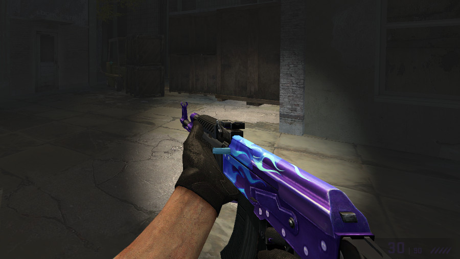 AK-47 | Cold Flame Mod for Counter-Strike: Source | CS:S Mods