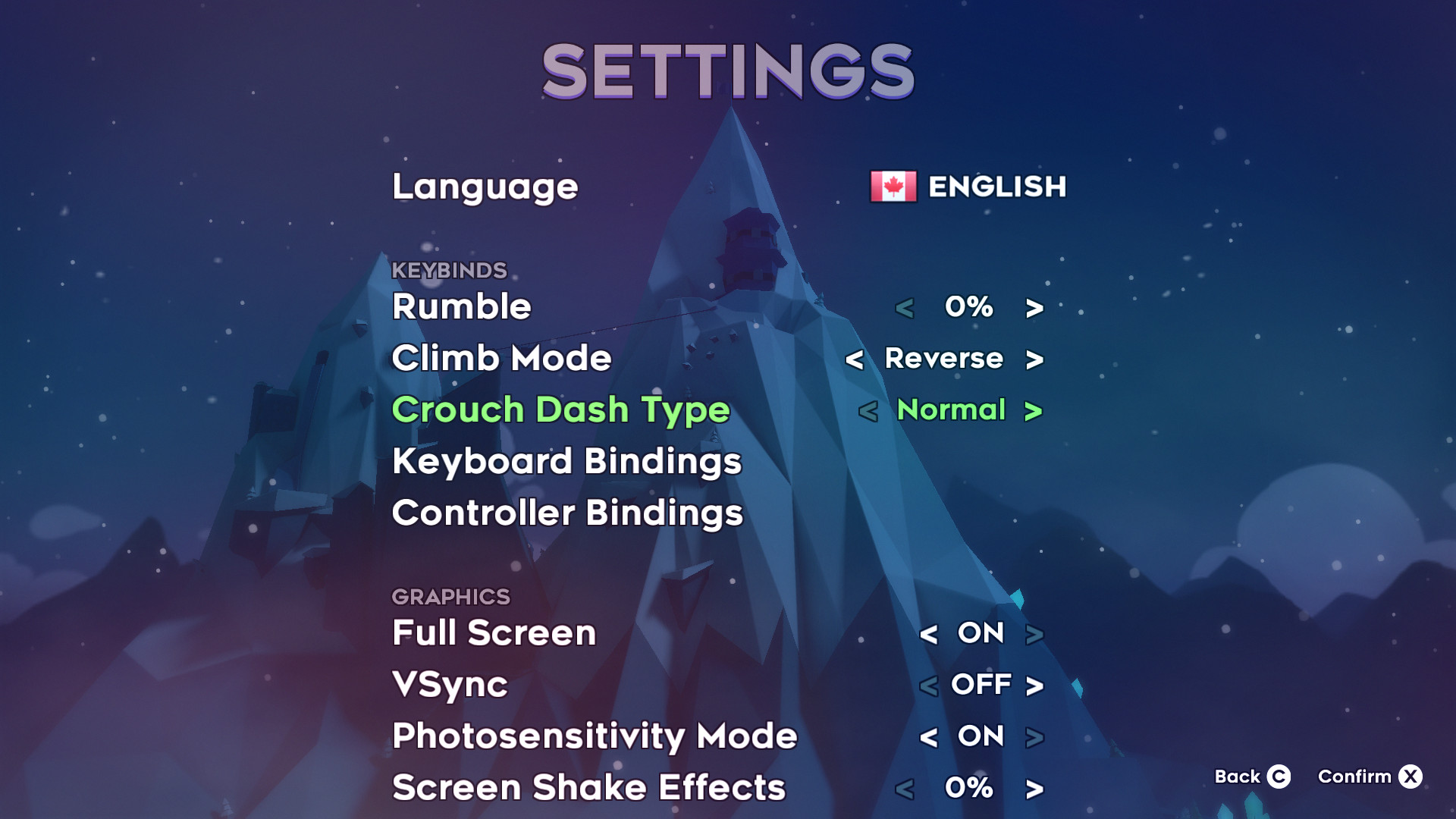 April fools goofy menus thing Mod for Celeste | Celeste Mods