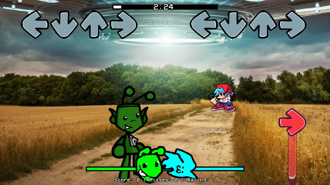 GREEN SACKBOY Mod for Friday Night Funkin' | FNF Mods