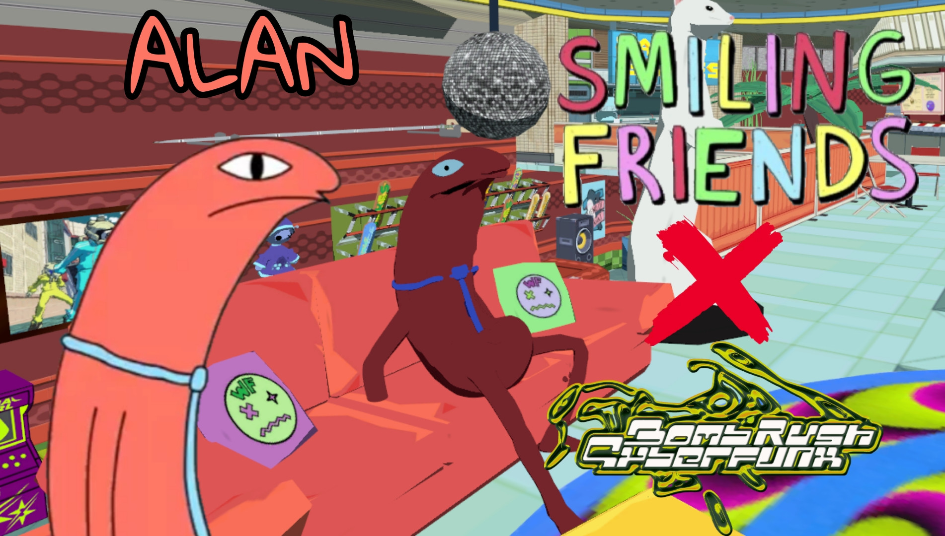 Alan From Smiling Friends In BRC Mod for Bomb Rush Cyberfunk | BRC Mods