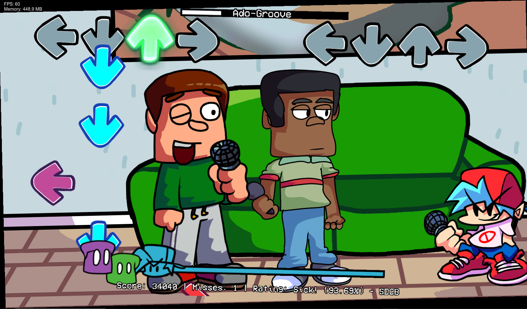 La funk Des Ados Demeurés Mod for Friday Night Funkin' | FNF Mods