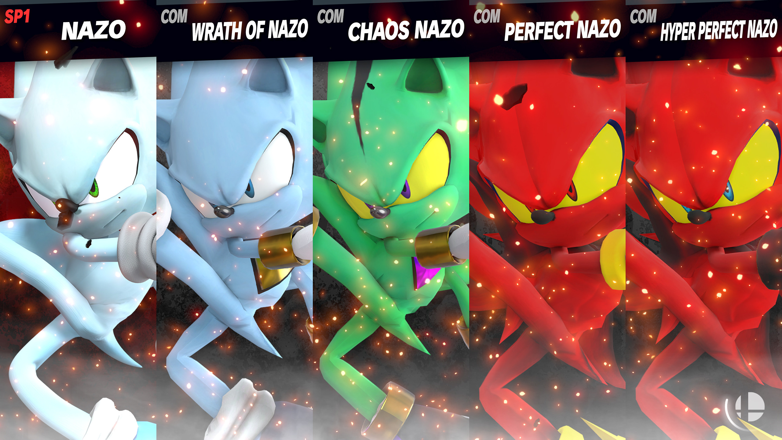 Nazo All Forms [Echo Fighter & Replace] Mod for Super Smash Bros ...