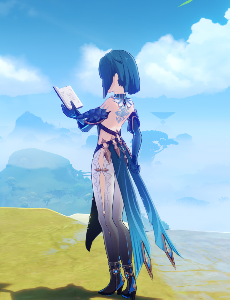 Mirror Maiden Xingqiu Recolor Mod for Genshin Impact | GI Mods