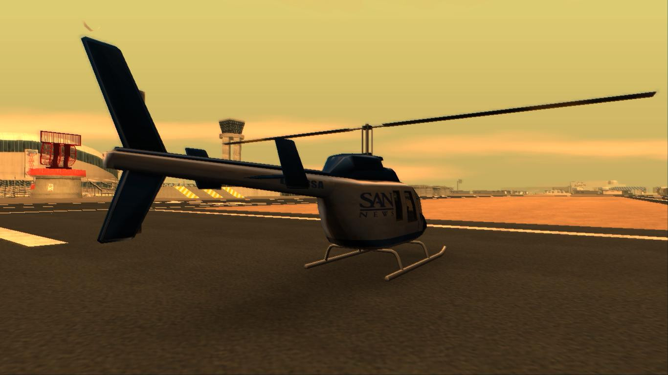 Beta News Chopper Mod for Grand Theft Auto: San Andreas | GTA:SA Mods