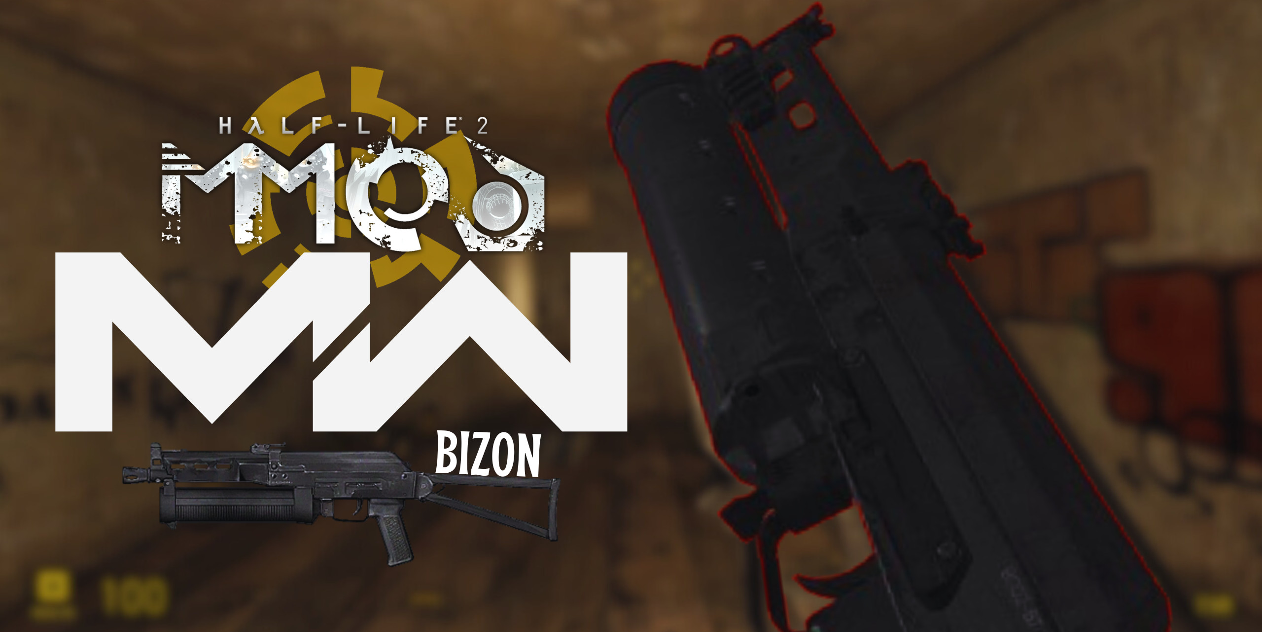 MW2019 - PP-19 Bizon - UPDATE Mod for Half-Life 2: MMod | HL2:MMod Mods