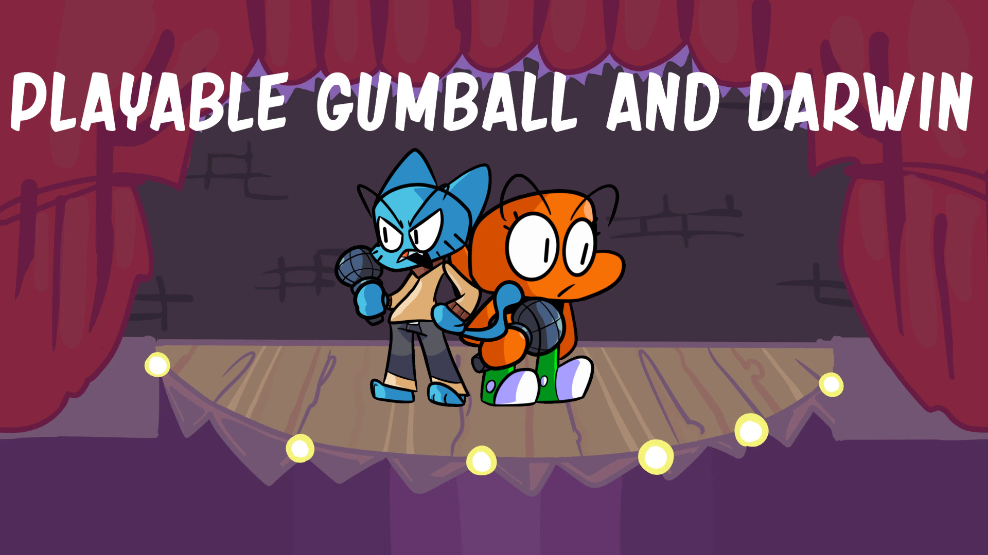 Playable Gumball And Darwin Mod for Friday Night Funkin' | FNF Mods