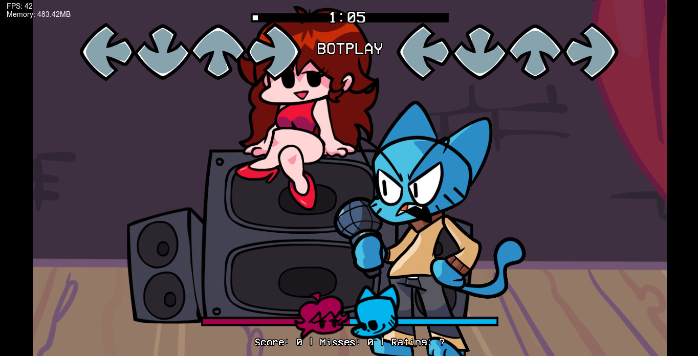 Playable Gumball And Darwin Mod for Friday Night Funkin' | FNF Mods