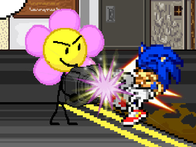 Flower (BFDI) (CMC+ V8) Mod for Super Smash Bros. Crusade | SSBC Mods