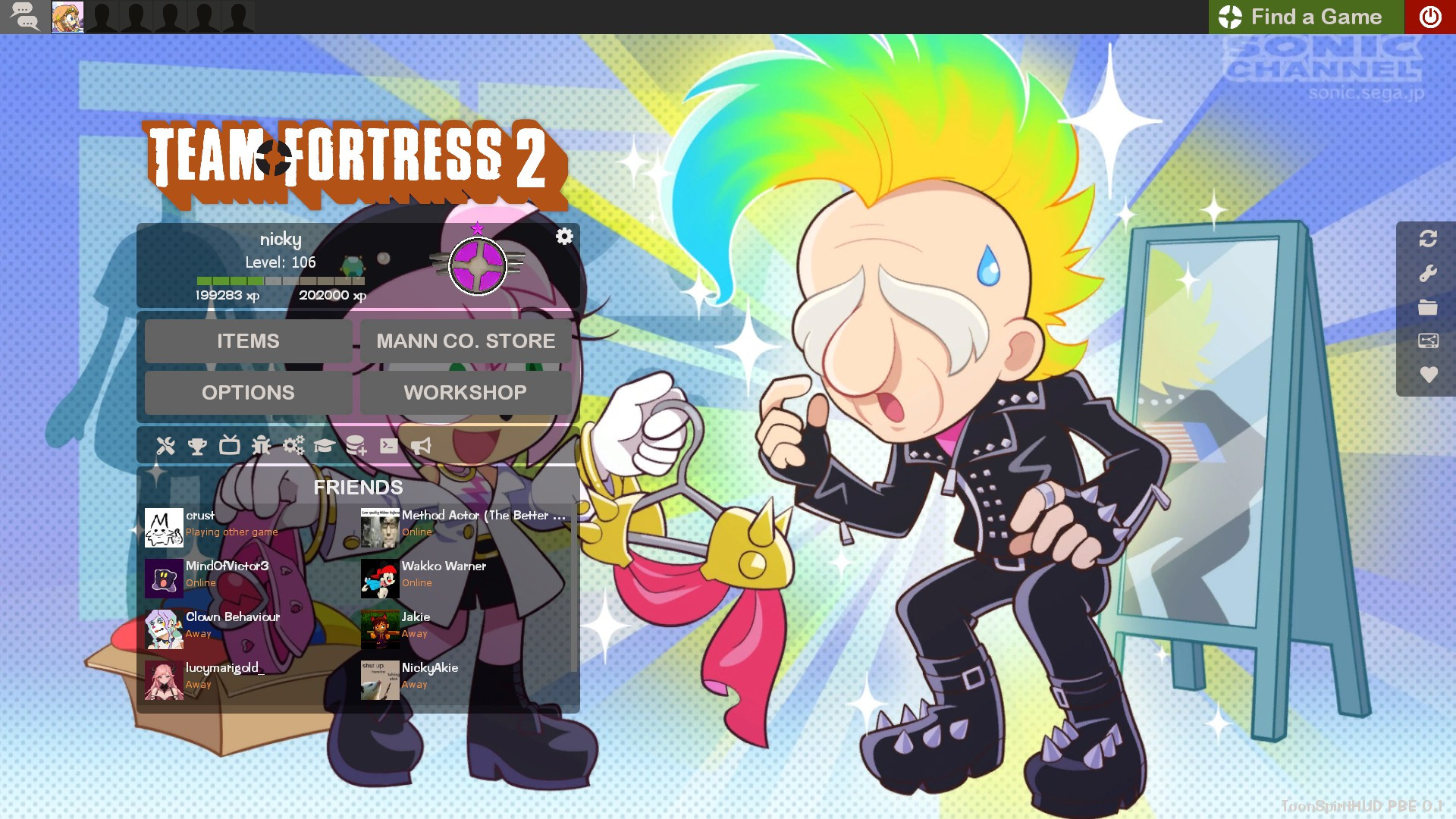 Sonic Channel 2024 Calendar Art Backgrounds Mod for Team Fortress 2 ...