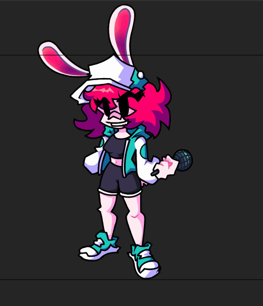 Skarlet Bunny sprite Mod for Friday Night Funkin' | FNF Mods