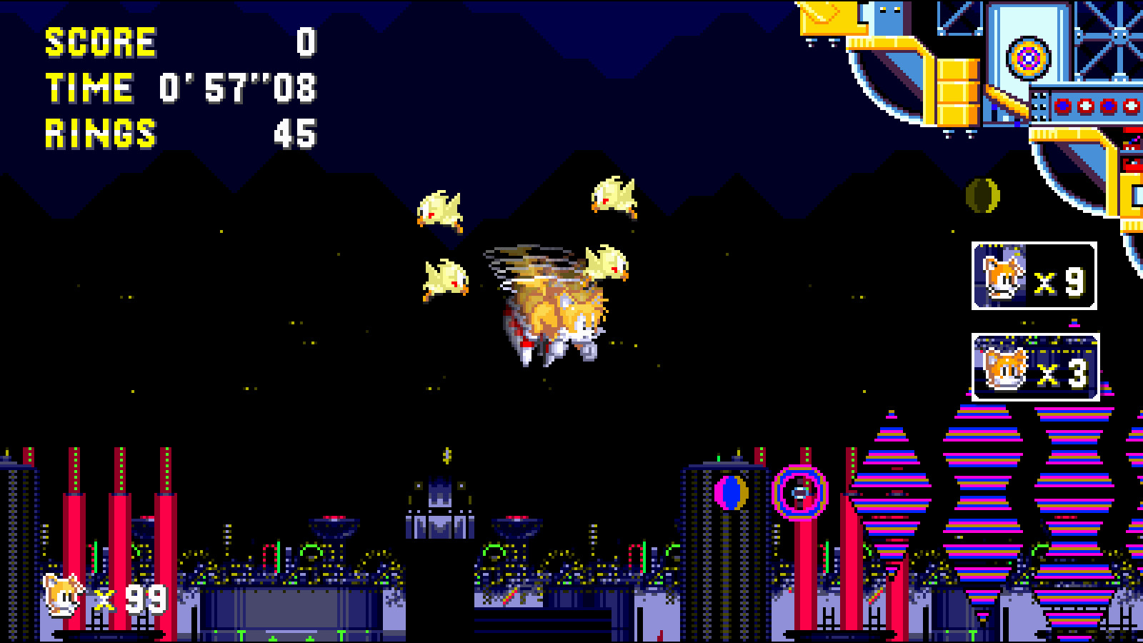 CD-esque Life HUD Mod for Sonic 3 A.I.R. | S3AIR Mods