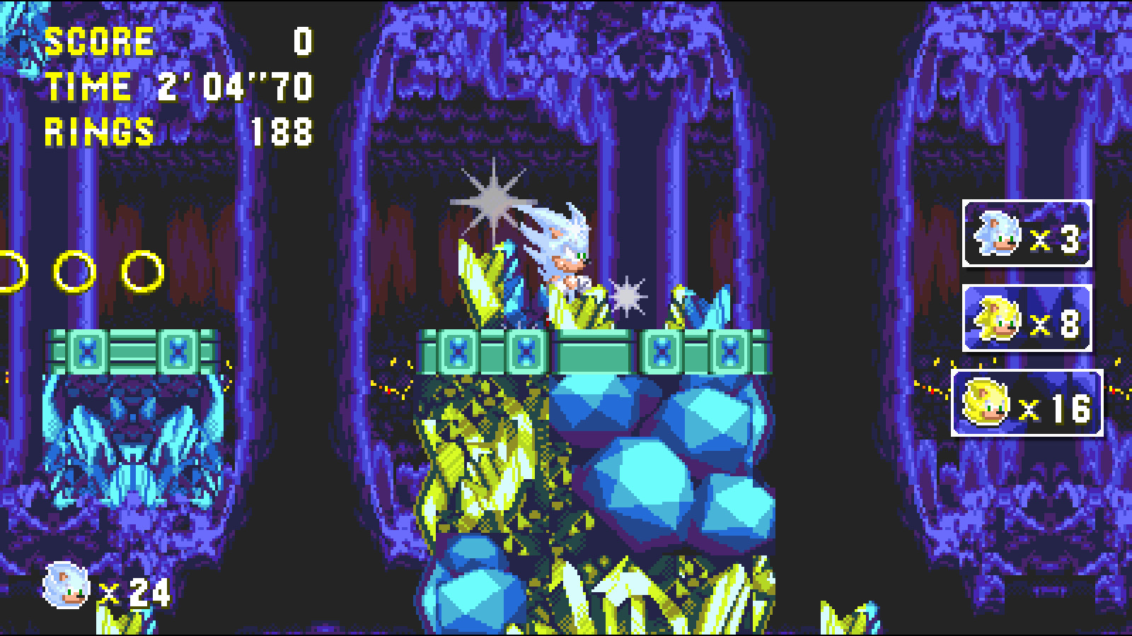 CD-esque Life HUD Mod for Sonic 3 A.I.R. | S3AIR Mods