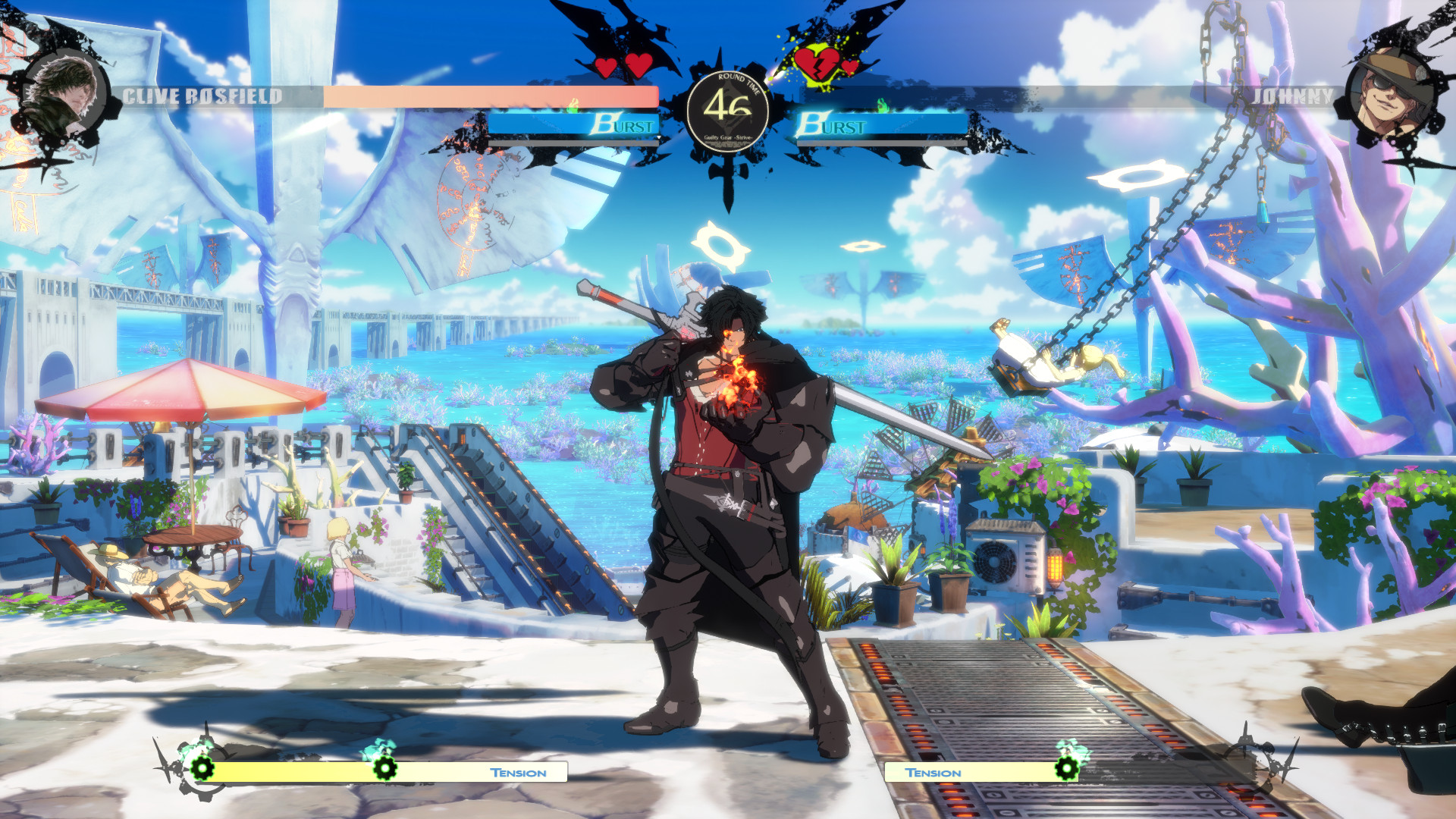 Clive Rosfield & Ifrit + "Find The Flame" BGM Mod for GUILTY GEAR ...