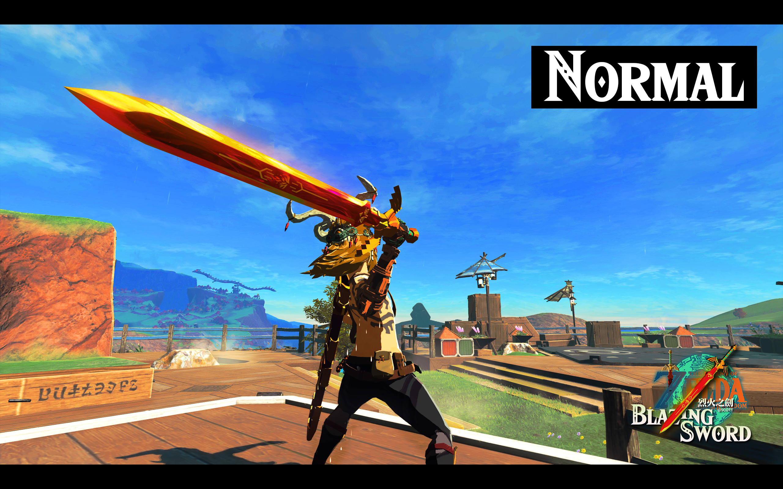 Blazing Sword Mod for The Legend of Zelda: Tears of the Kingdom | TOTK Mods