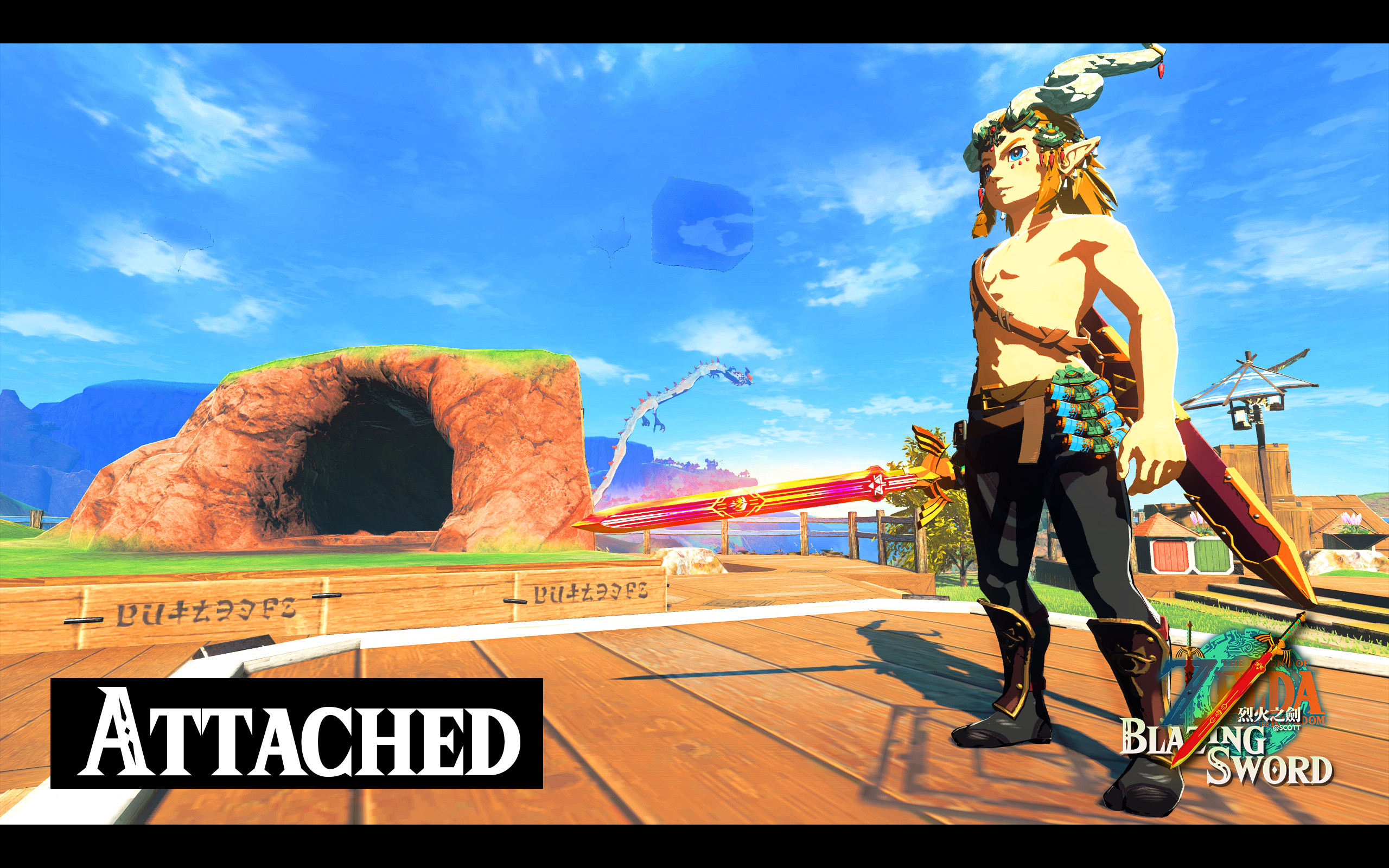 Blazing Sword Mod for The Legend of Zelda: Tears of the Kingdom | TOTK Mods