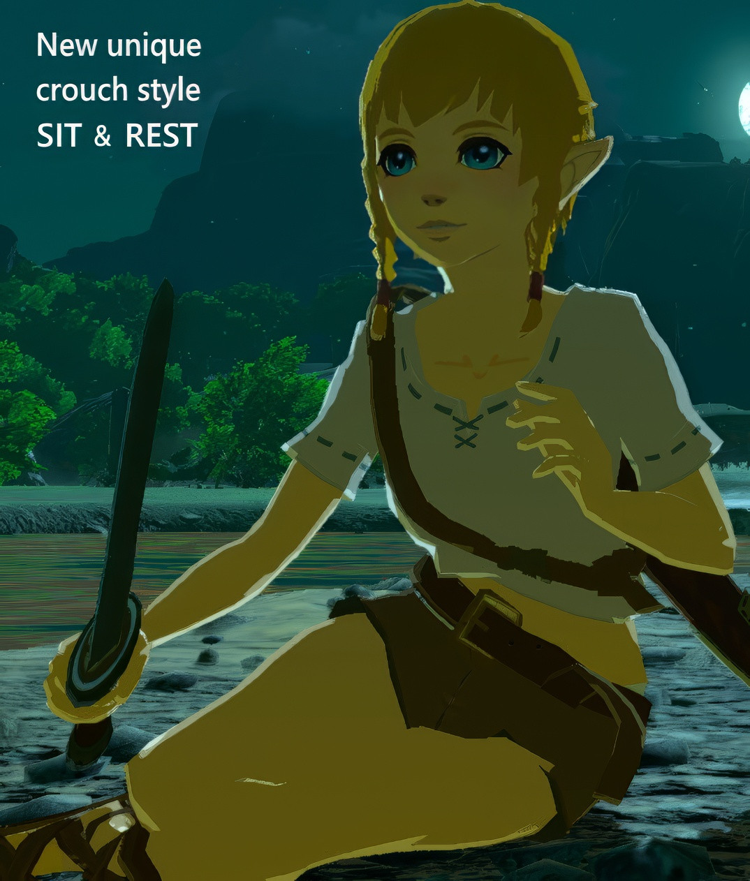 Girly Animation Pack Mod for The Legend of Zelda: Breath of the Wild ...