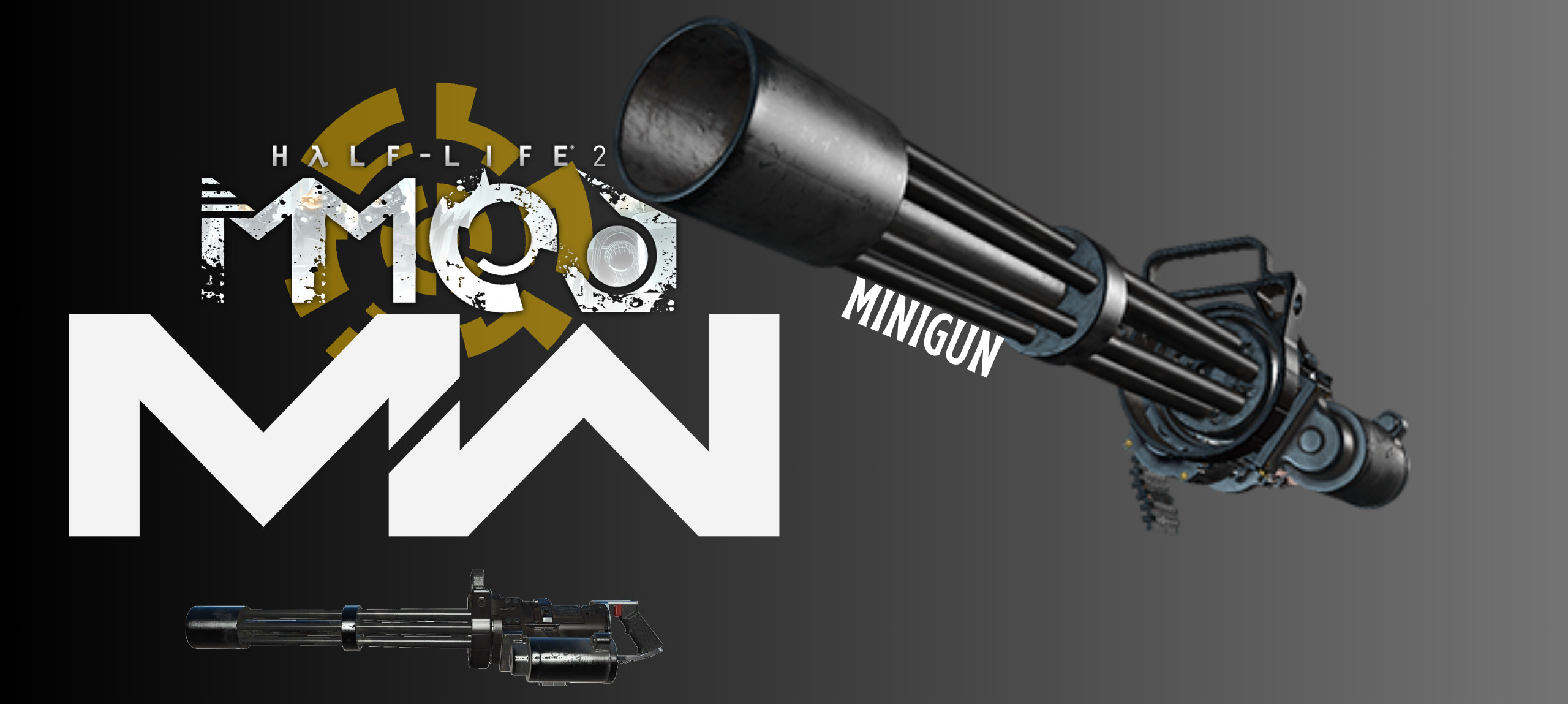 HL2:MW19 - Minigun [AR3 Replacement] Mod for Half-Life 2: MMod | HL2 ...
