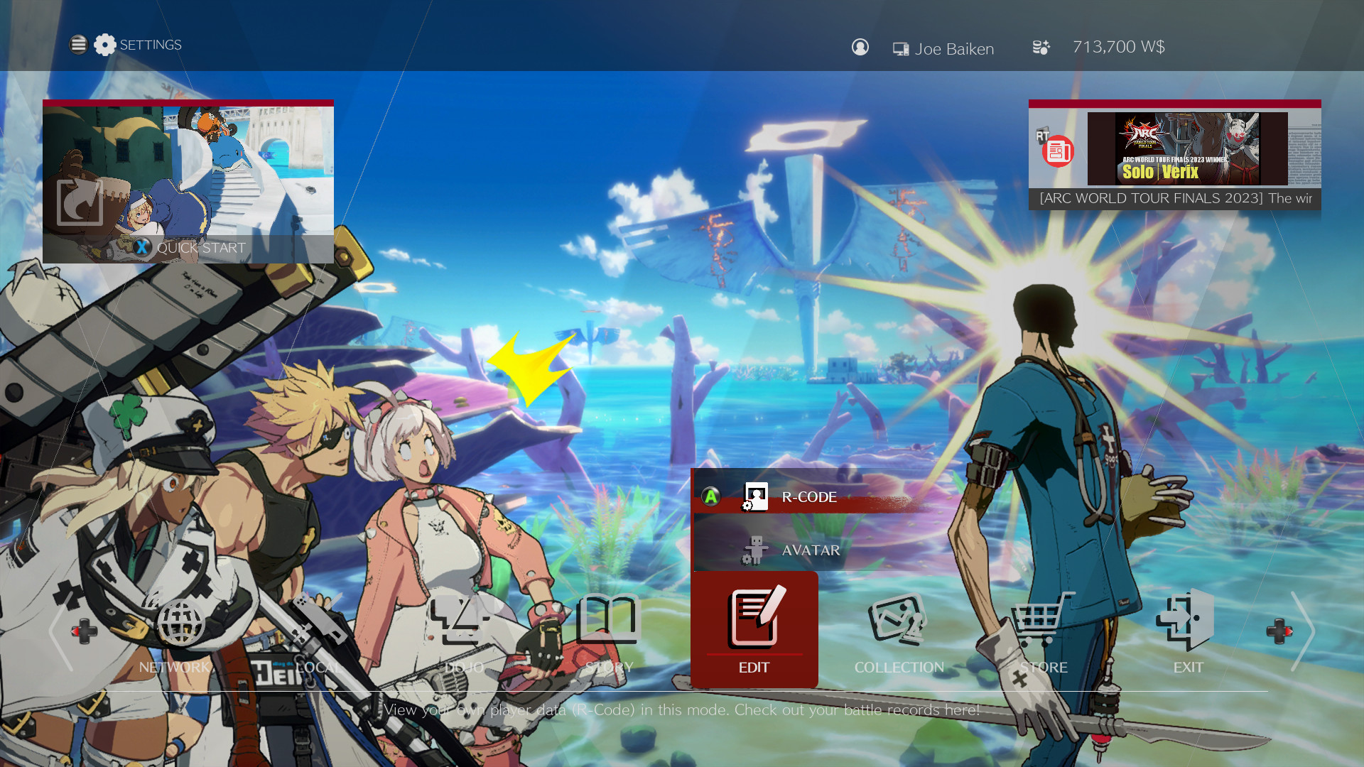 "Fallen Prayer, Engulfed Lives" themed Main Menu Mod for GUILTY GEAR ...