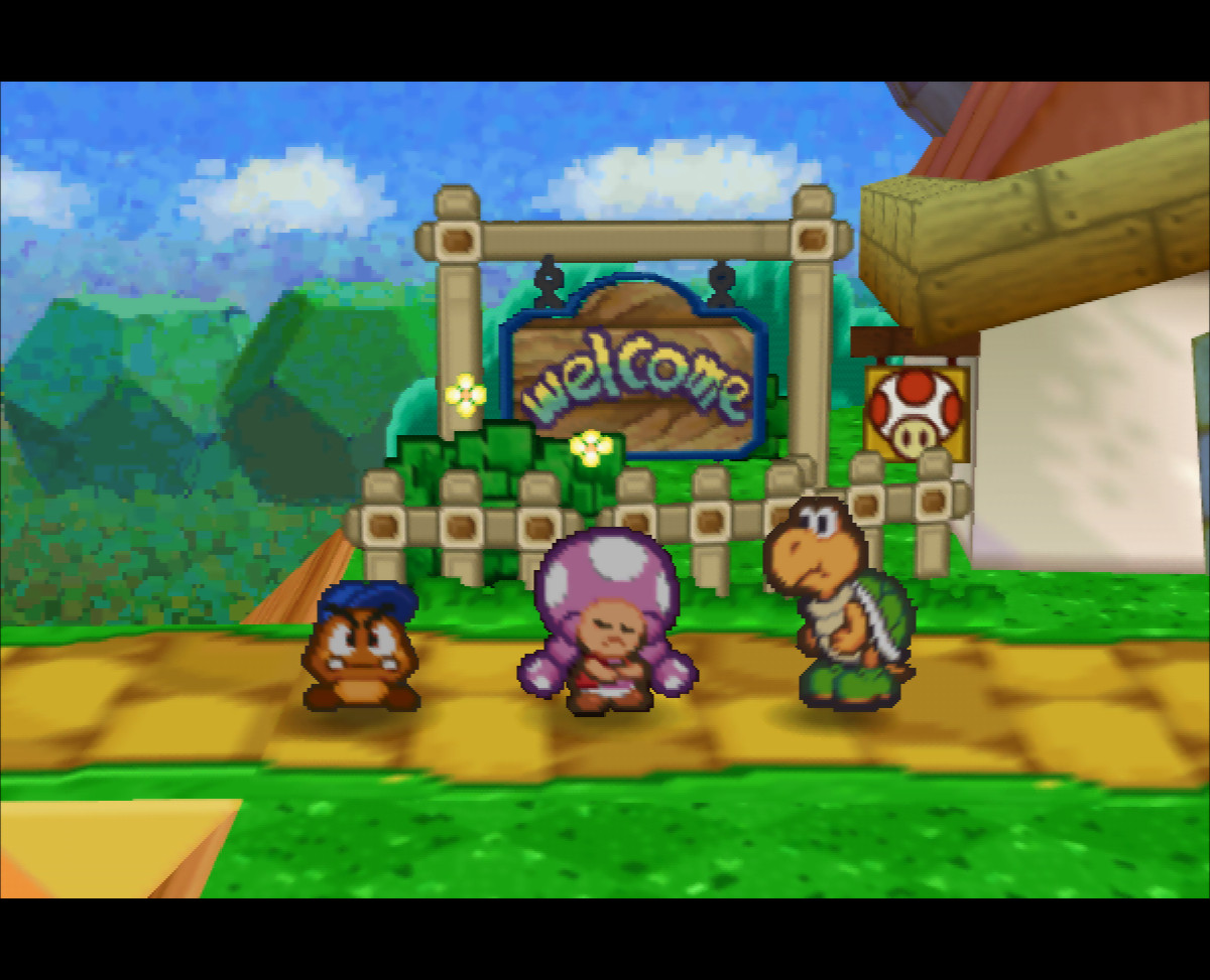 Toadette over Mario Mod for Paper Mario | PM64 Mods