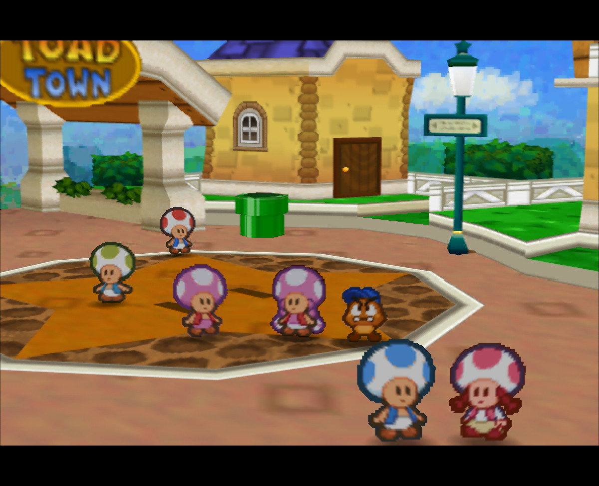 Toadette over Mario Mod for Paper Mario | PM64 Mods