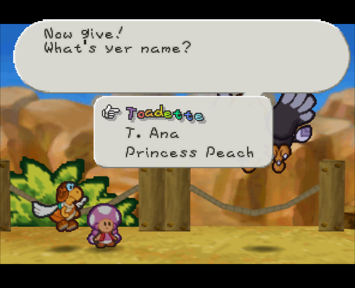 Toadette over Mario Mod for Paper Mario | PM64 Mods