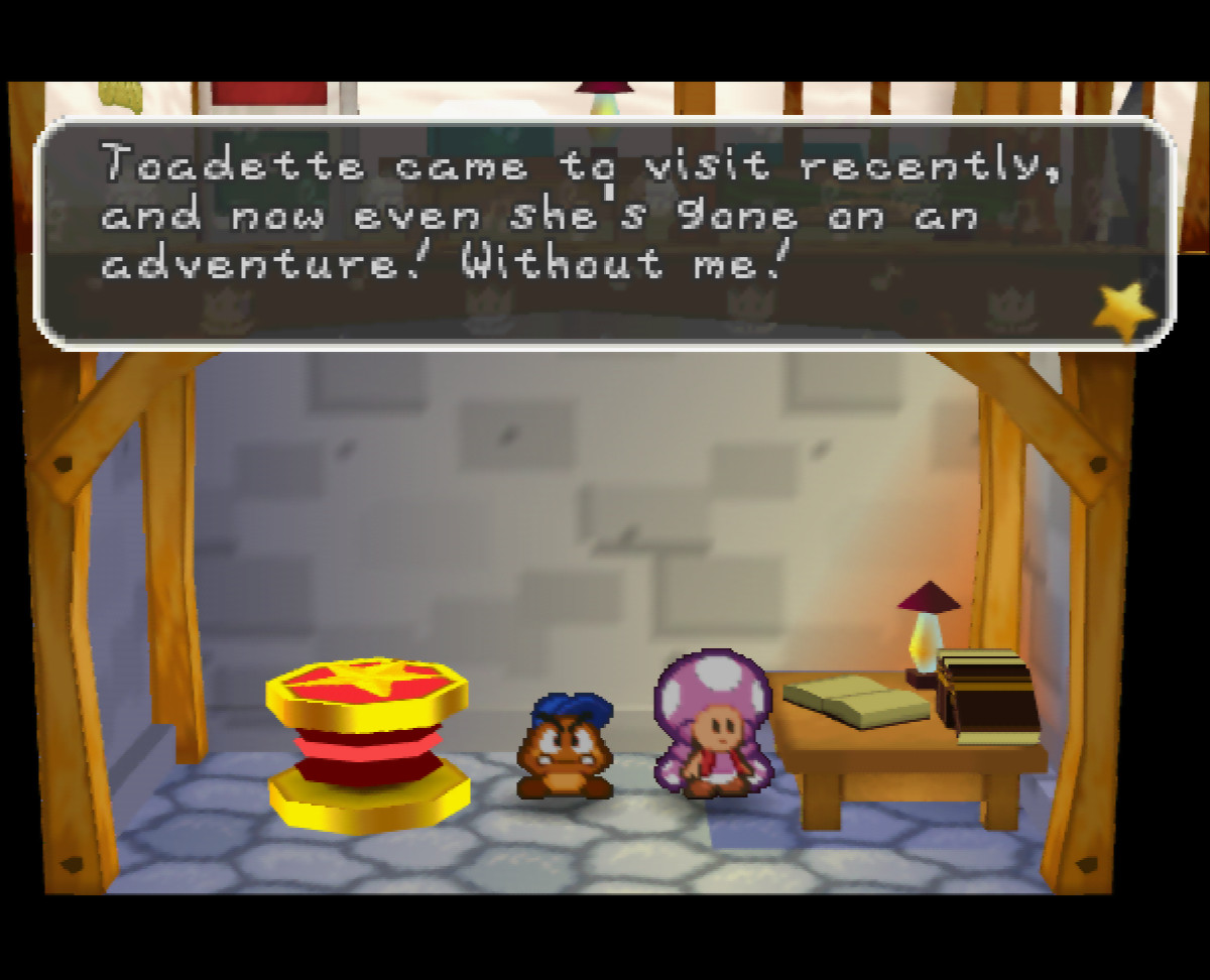 Toadette over Mario Mod for Paper Mario | PM64 Mods