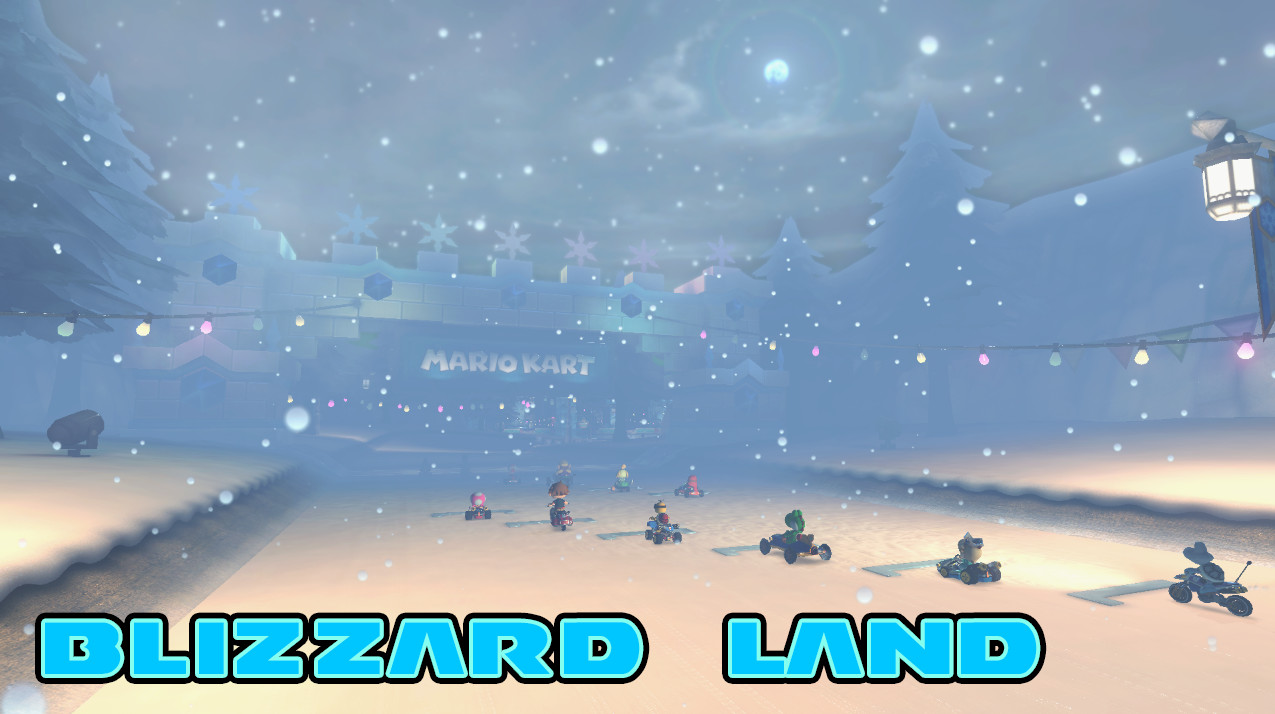 Blizzard Land (Custom Effect) Mod for Mario Kart 8 Deluxe | MK8D Mods