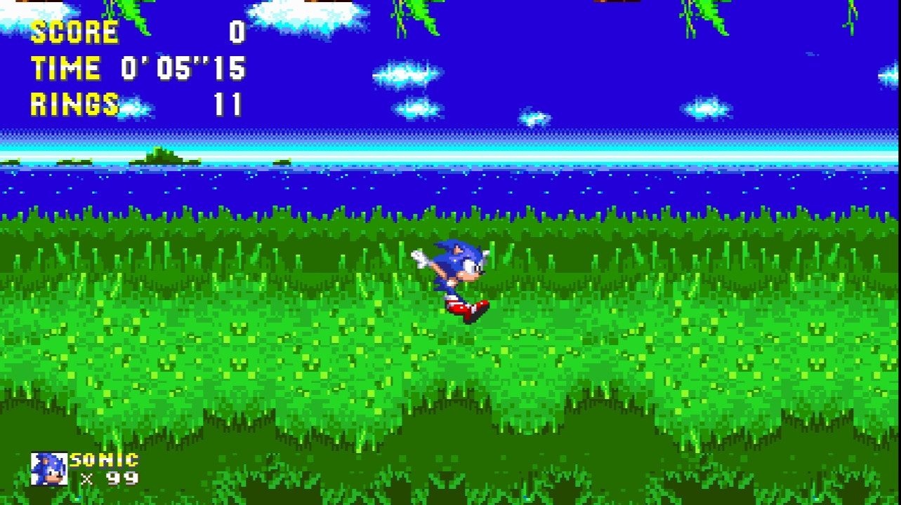Default Sonic face falling sprite Mod for Sonic 3 A.I.R. | S3AIR Mods