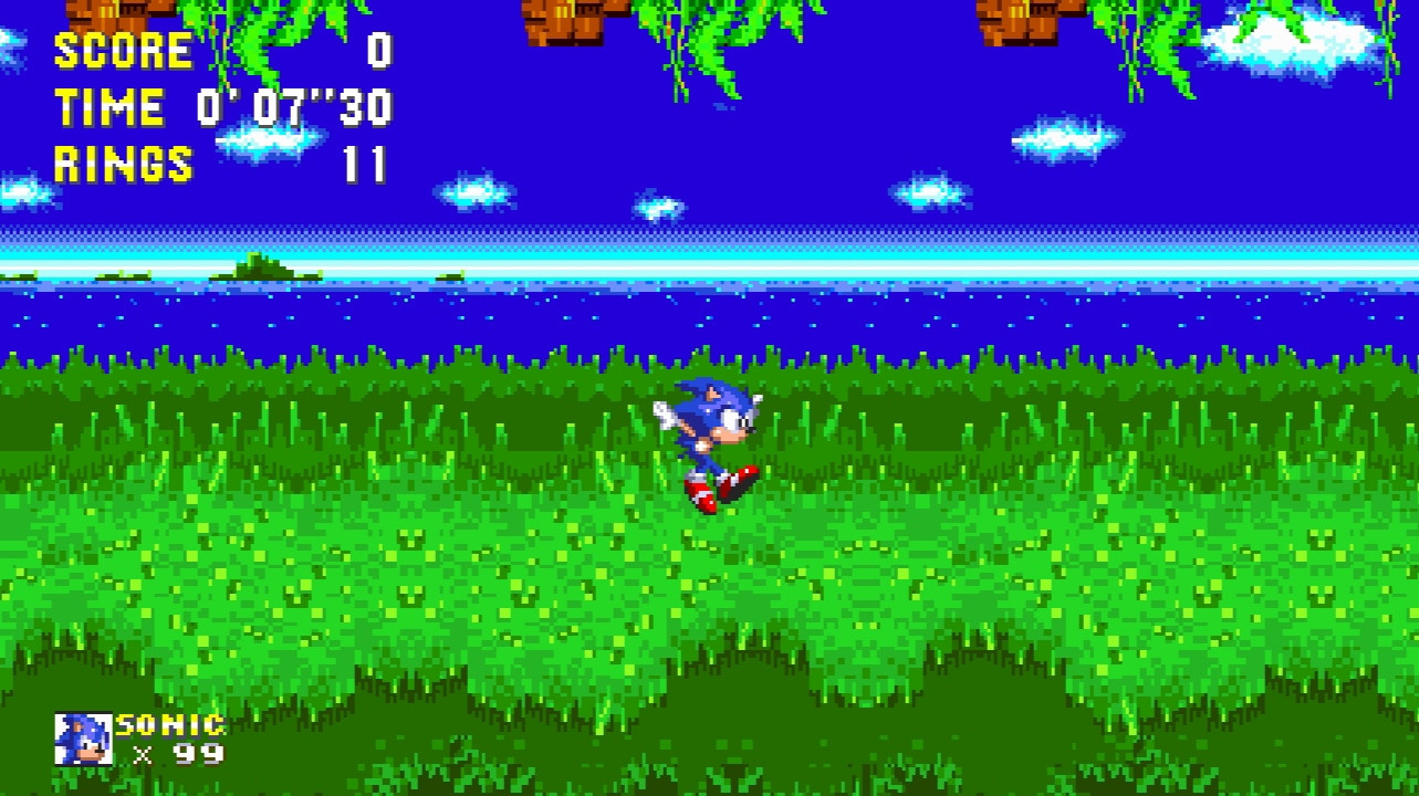 Default Sonic face falling sprite Mod for Sonic 3 A.I.R. | S3AIR Mods