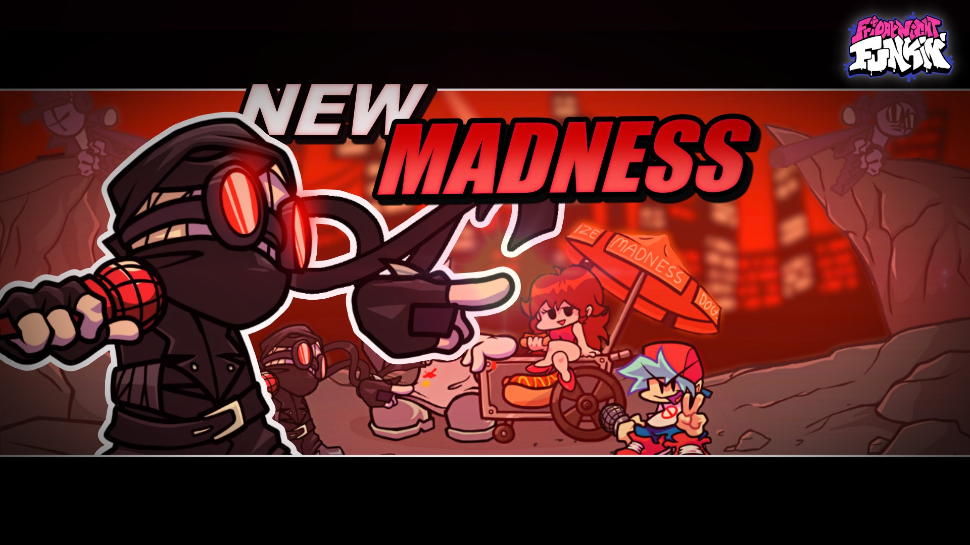 Vs Hank - NewMadness Mod for Friday Night Funkin' | FNF Mods