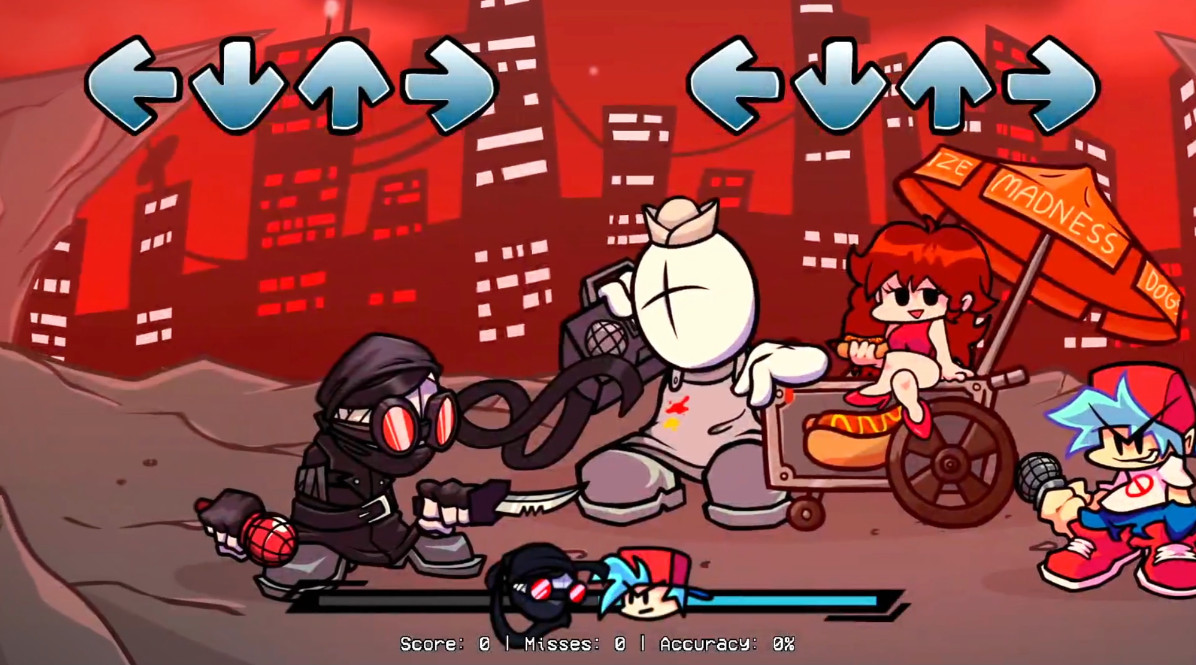 Vs Hank - NewMadness Mod for Friday Night Funkin' | FNF Mods