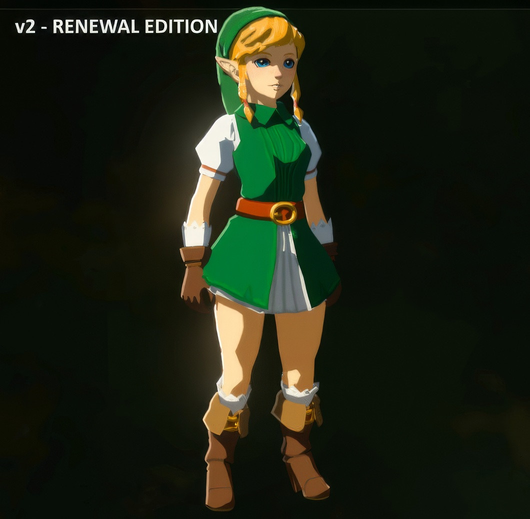 Linkle Wild & Time sets Mod for The Legend of Zelda: Breath of the Wild ...