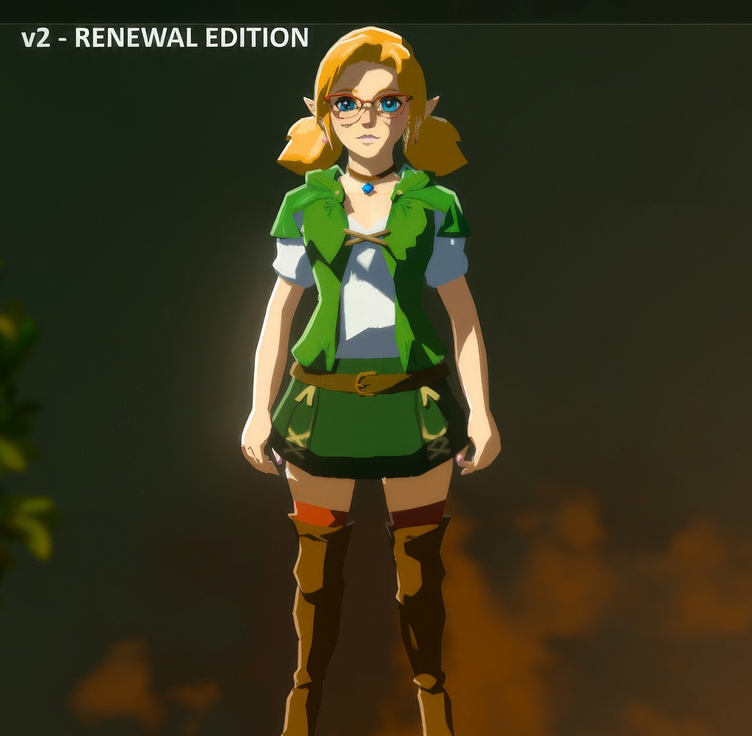 Linkle Wild & Time sets Mod for The Legend of Zelda: Breath of the Wild ...