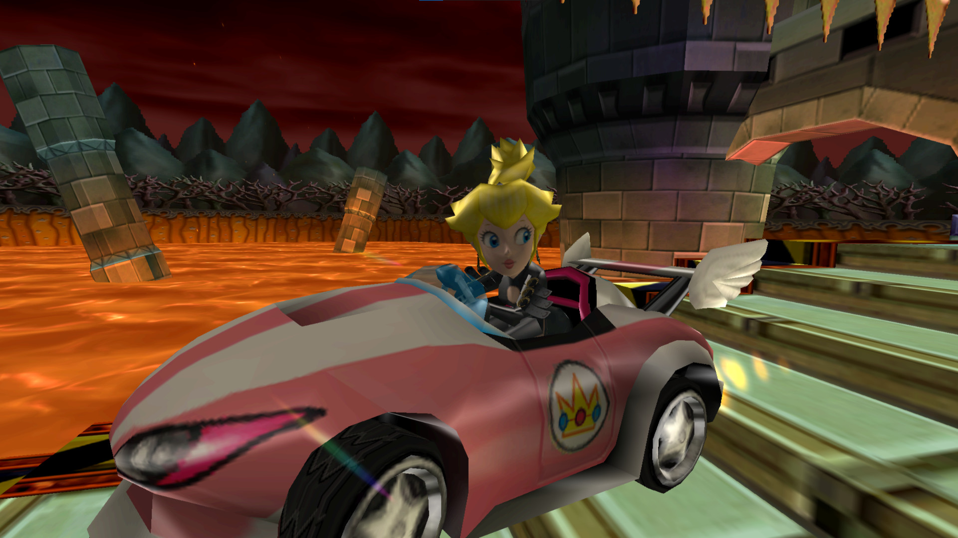 Bayonetta Peach Mod for Mario Kart Wii | MKWii Mods