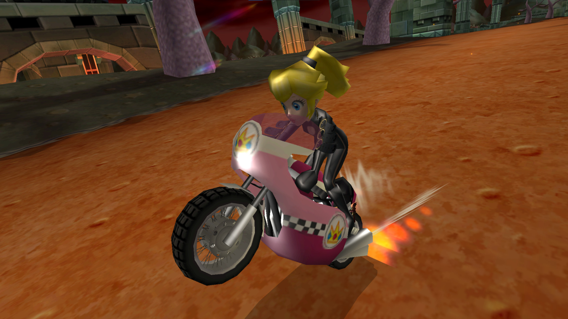 Bayonetta Peach Mod for Mario Kart Wii | MKWii Mods