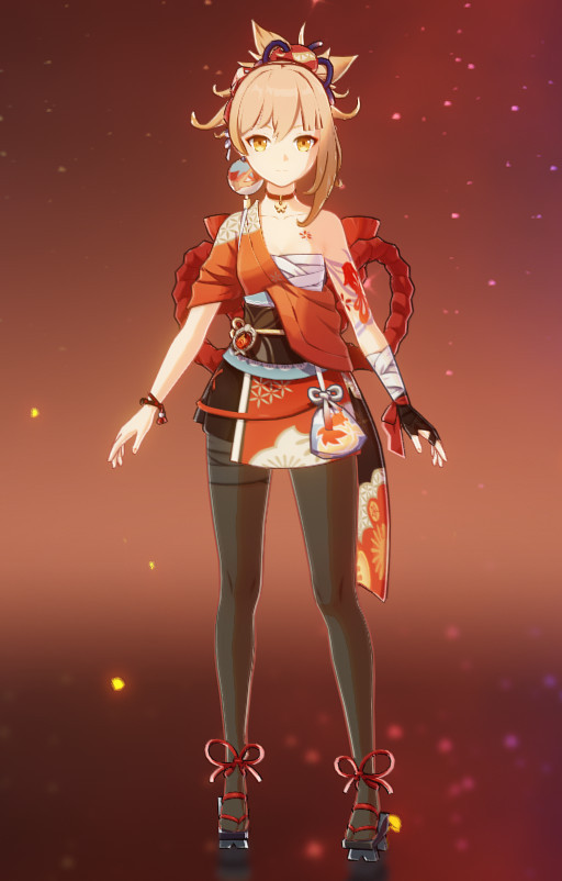 Yoimiya With Pantyhose (multiple variations) Mod for Genshin Impact ...