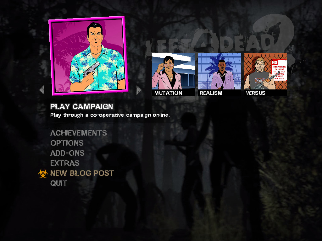 Left 4 Dead 2 - GTA 3D Trilogy Menu Style Icons Mod for Left 4 Dead 2 ...