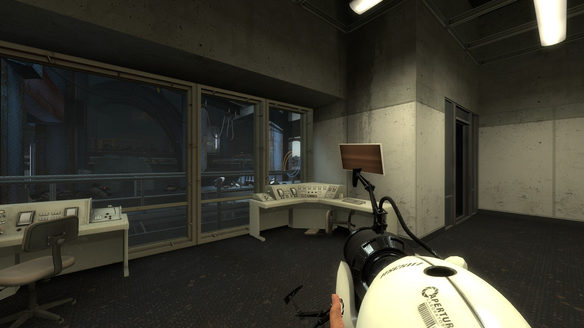 Portal 1 Observation room textures Mod for Portal 2 | P2 Mods