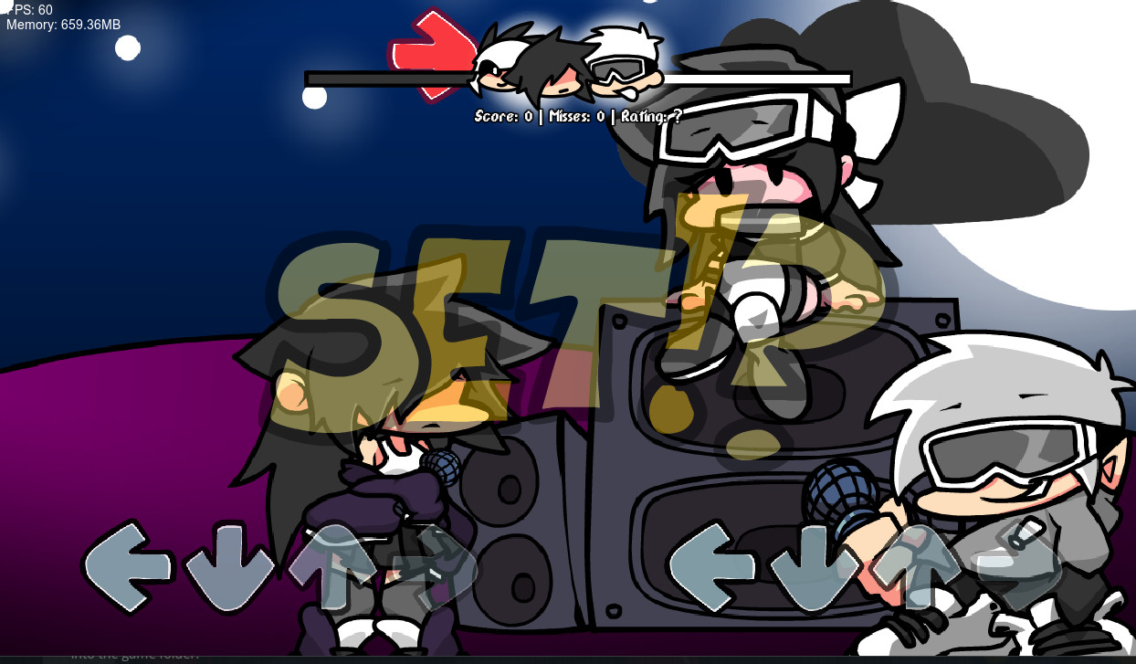 Salty's Sunday Night Psych Port Mod for Friday Night Funkin' | FNF Mods