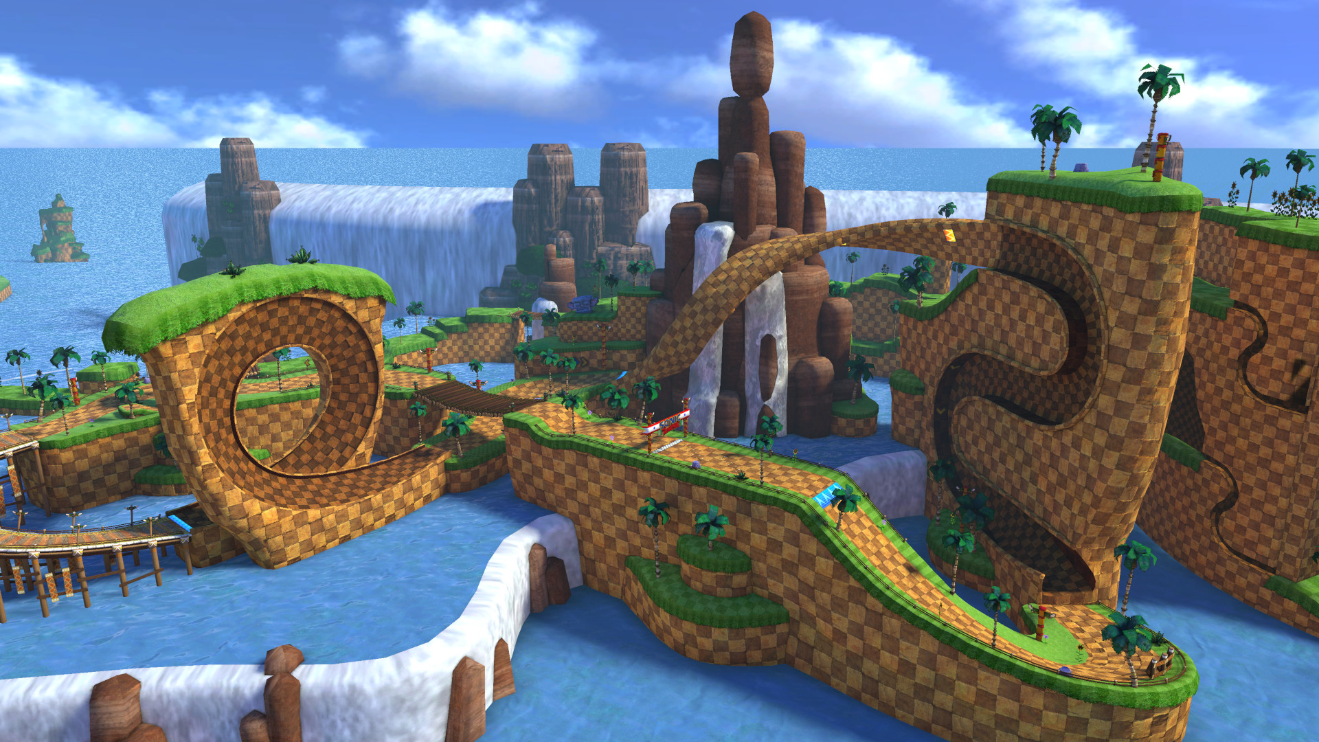 Sonic 1 Green Hill Zone Snes