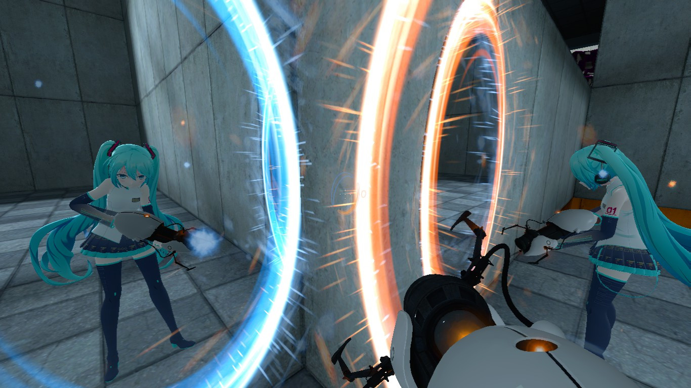 Cell Shaded Hatsune Miku V3 Player Model Mod for Portal | PRTL Mods