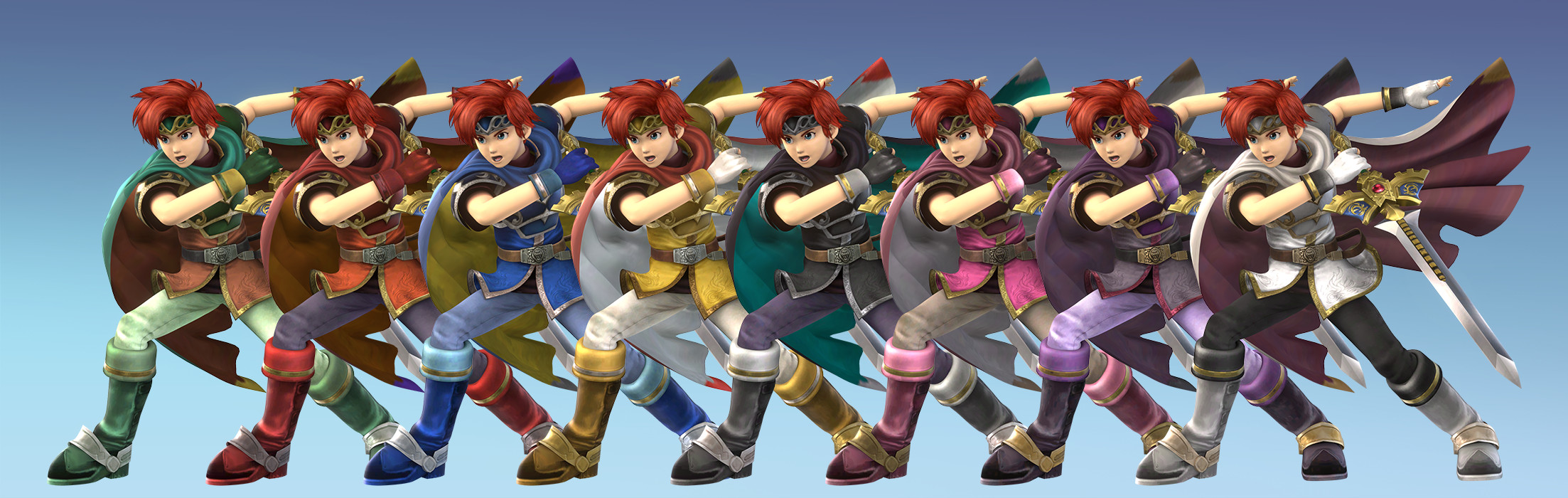 Roy Ultimate Pose Cosmetic Pack Mod for Super Smash Bros. Brawl | Brawl ...