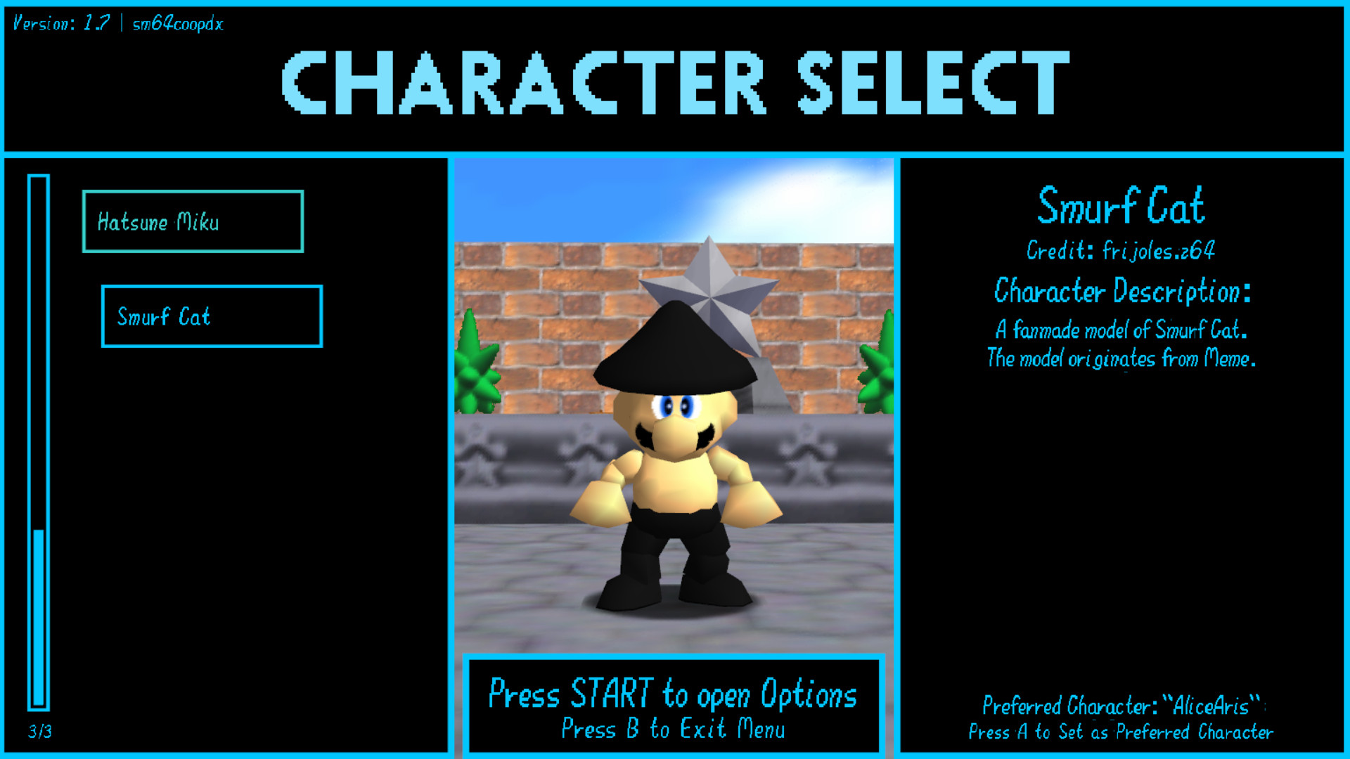 [CS] Hatsune Mario & Smurf mario[SM64ex coop] Mod for Super Mario 64 Co ...