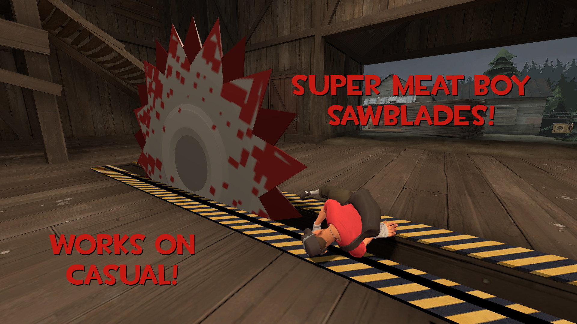 Super Meat Boy Sawblades 4 Casual Mod for Team Fortress 2 | TF2 Mods