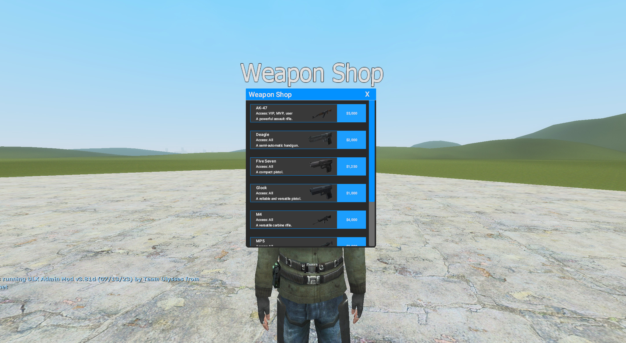 Dorito's Simple Versatile NPC Shop Mod for Garry's Mod | GMod Mods