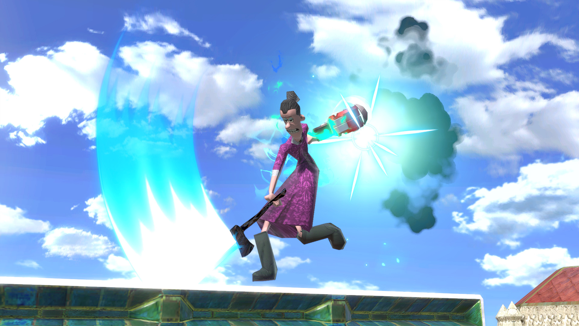 Mrs. Tweedy [Chicken Run] (Lucina c01) Mod for Super Smash Bros ...