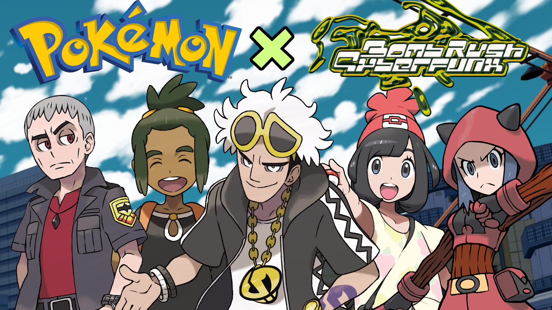 Pokemon Character Pack #1 Mod for Bomb Rush Cyberfunk | BRC Mods